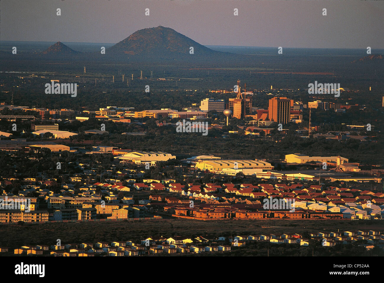 Botswana - Gaborone. View from Mount Kgale Stock Photo - Alamy