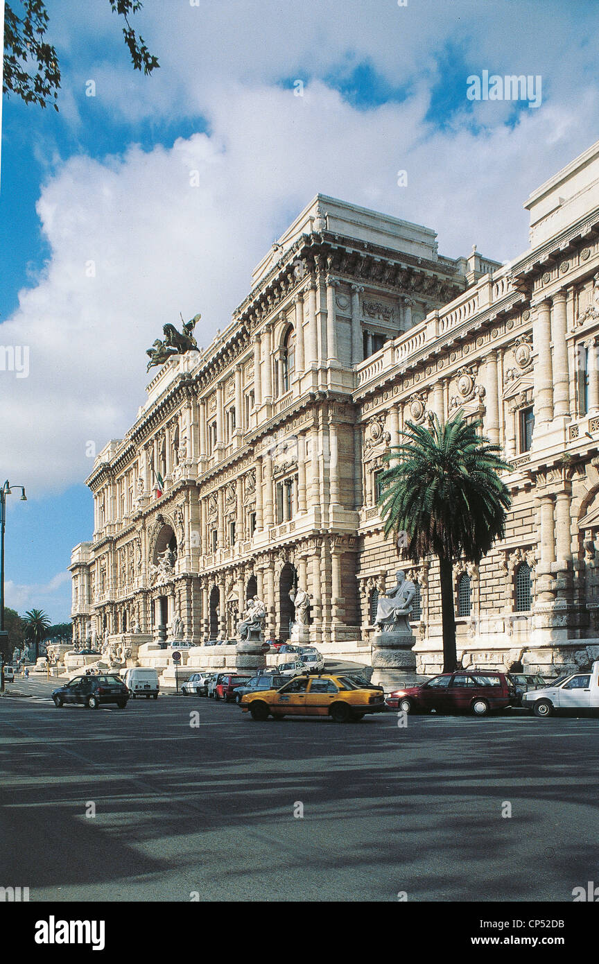 Lazio Roma Piazza of the Courts The courthouse, built to a design by ...