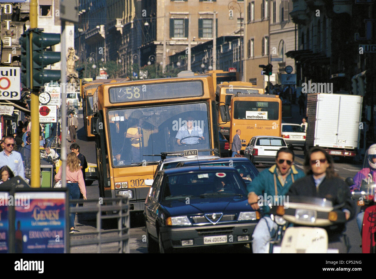 Lazio Roma Traffic Stock Photo - Alamy