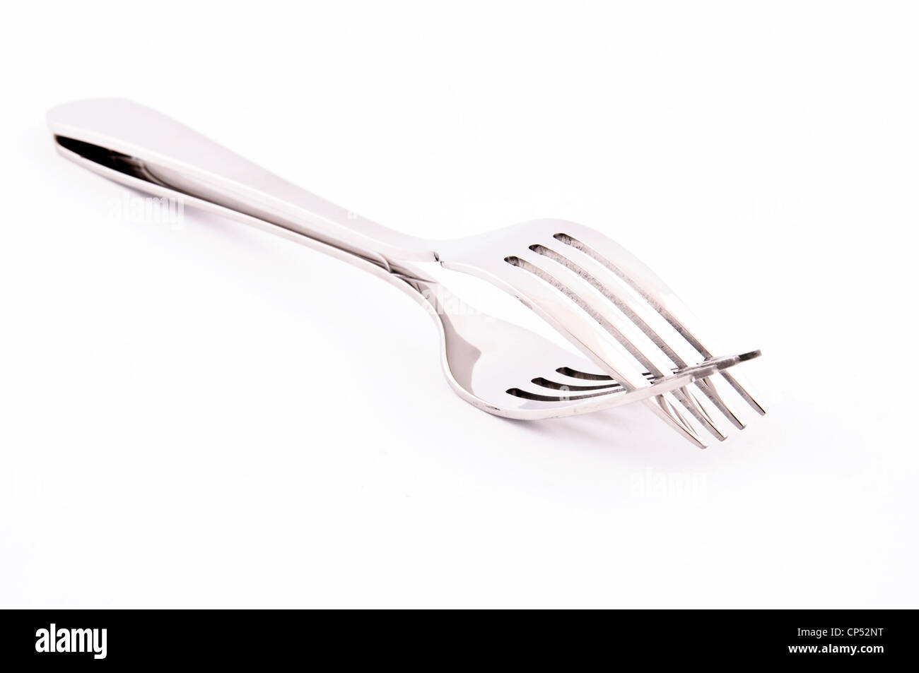 Pair of fork isolated Stock Photo - Alamy