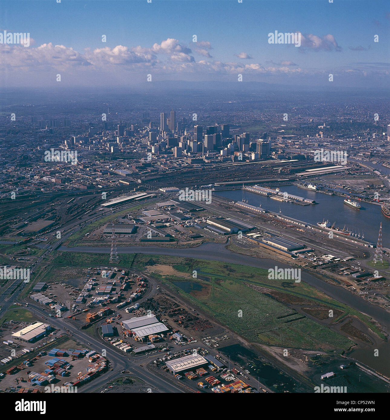 Australia - Victoria, Melbourne Region. View of the harbor Stock Photo ...