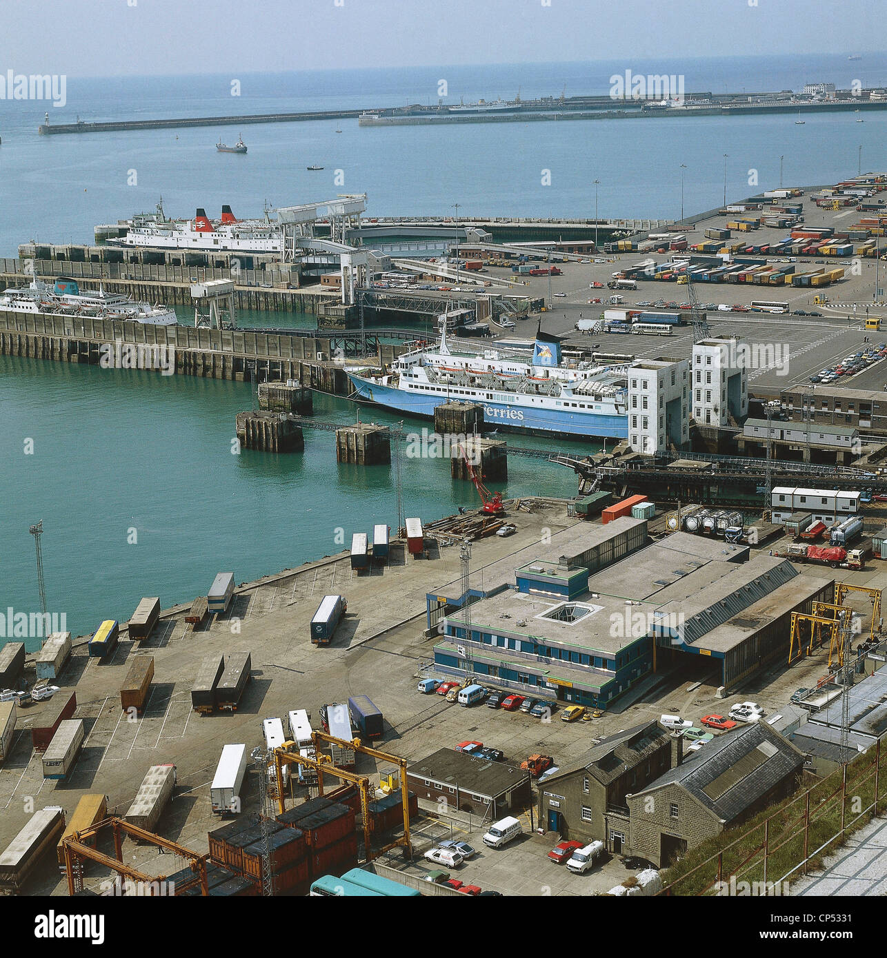 United Kingdom - England - Dover. The port Stock Photo - Alamy
