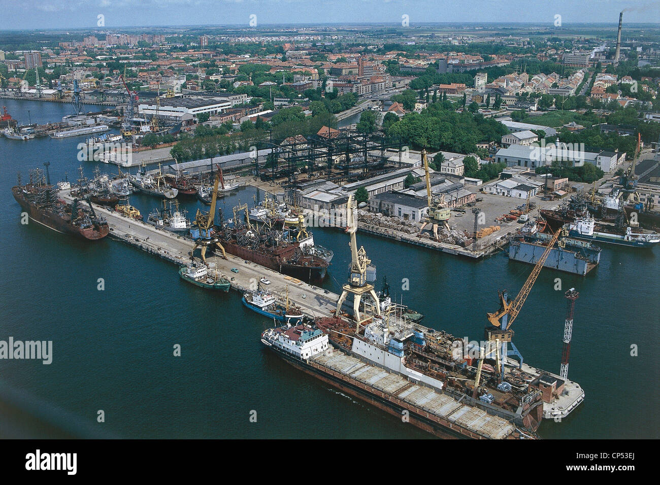 Lithuania - Klaipeda port Stock Photo - Alamy