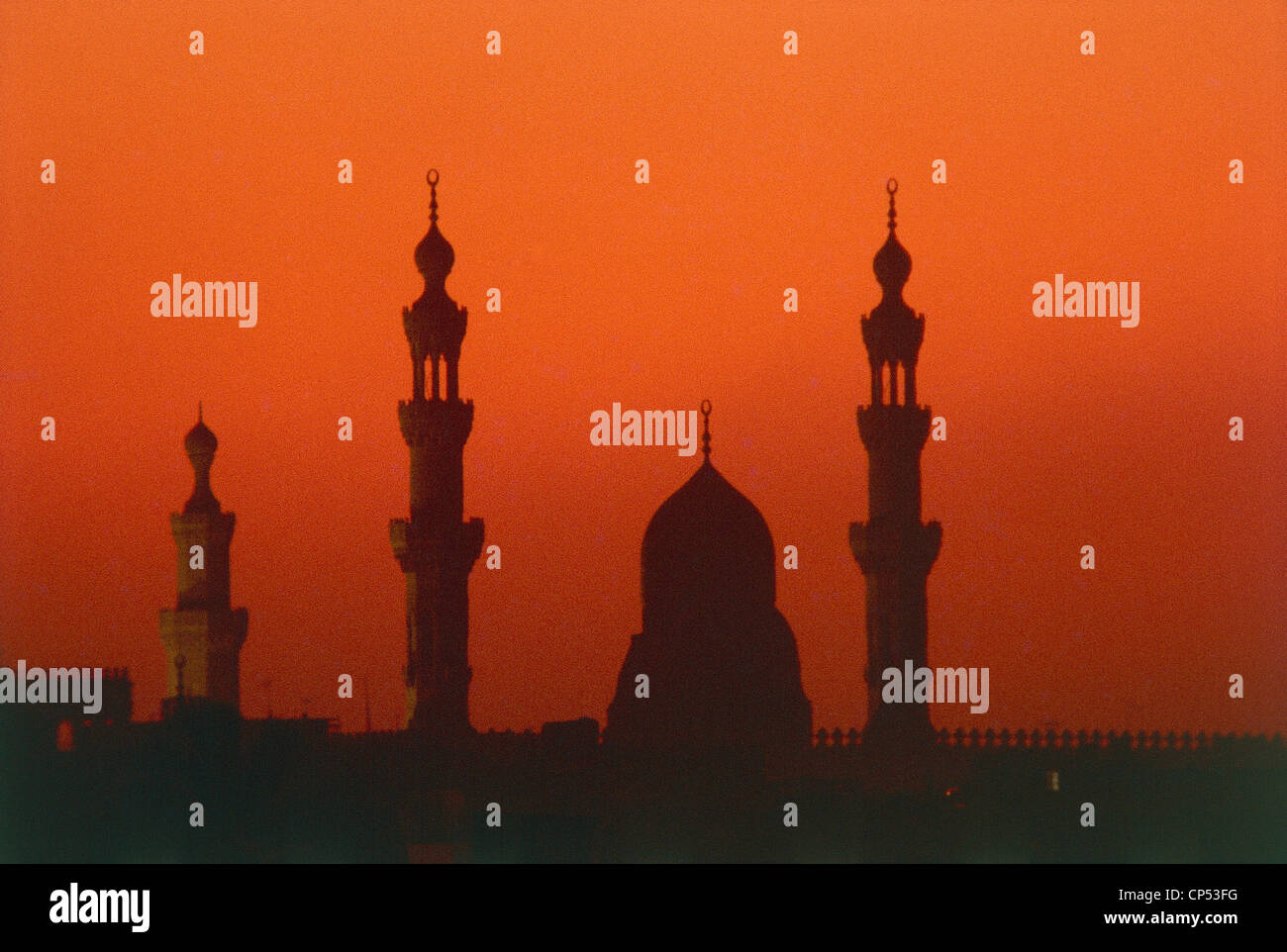 Sultan hassan mosque at sunset hi-res stock photography and images - Alamy