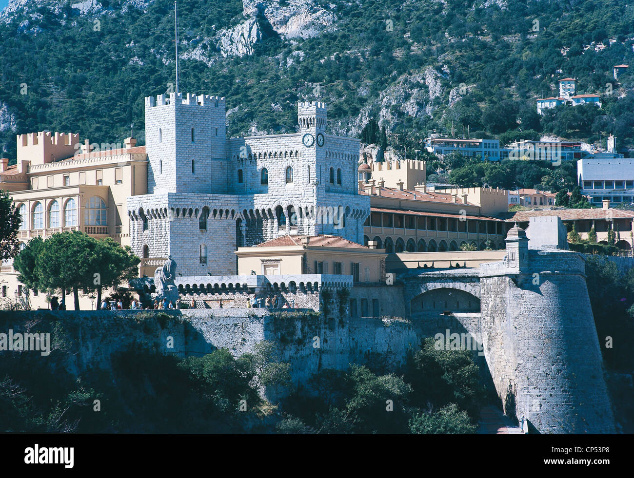 Principality of Monaco - Monte Carlo - Palazzo dei Principi Stock Photo ...
