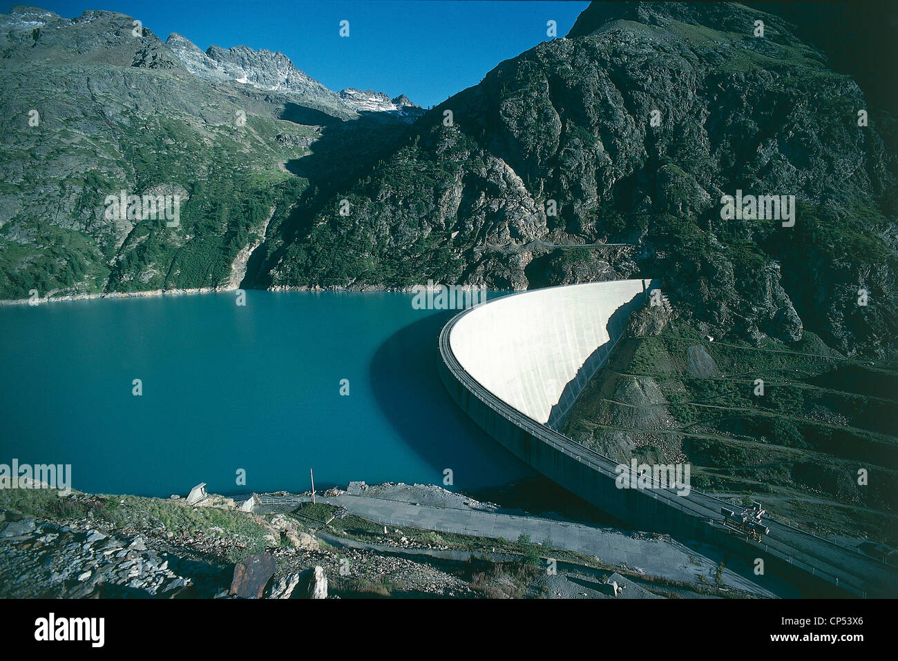 Valle d'Aosta - Valpelline - Dam Place Moulin Stock Photo - Alamy