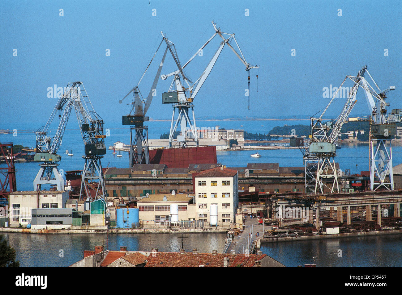 Croatia - Istria, Pula. The port Stock Photo - Alamy