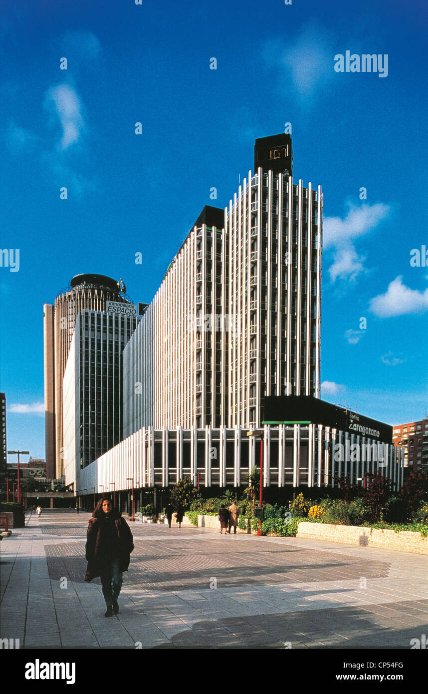 Spain Madrid District Azca Tower Of Europe Stock Photo - Alamy