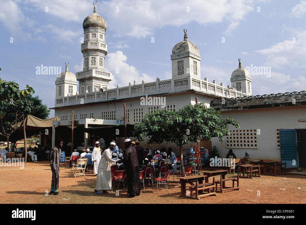 Ivory Coast - Region of Man - the Mosque of Touba Stock Photo - Alamy
