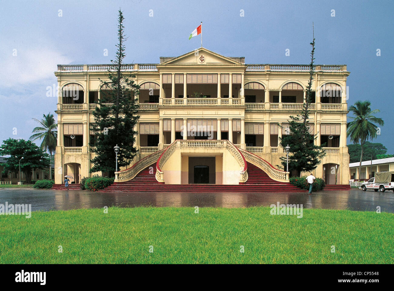 Cote d'Ivoire - Bingerville. The governor's mansion Stock Photo - Alamy