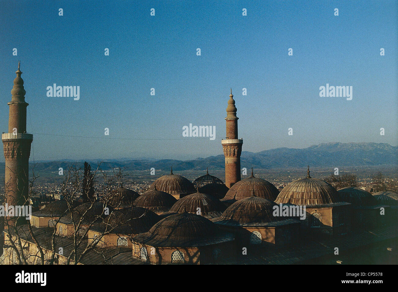 Turkey - Marmara - Bursa, the minaret of the Ulu Cami Stock Photo - Alamy
