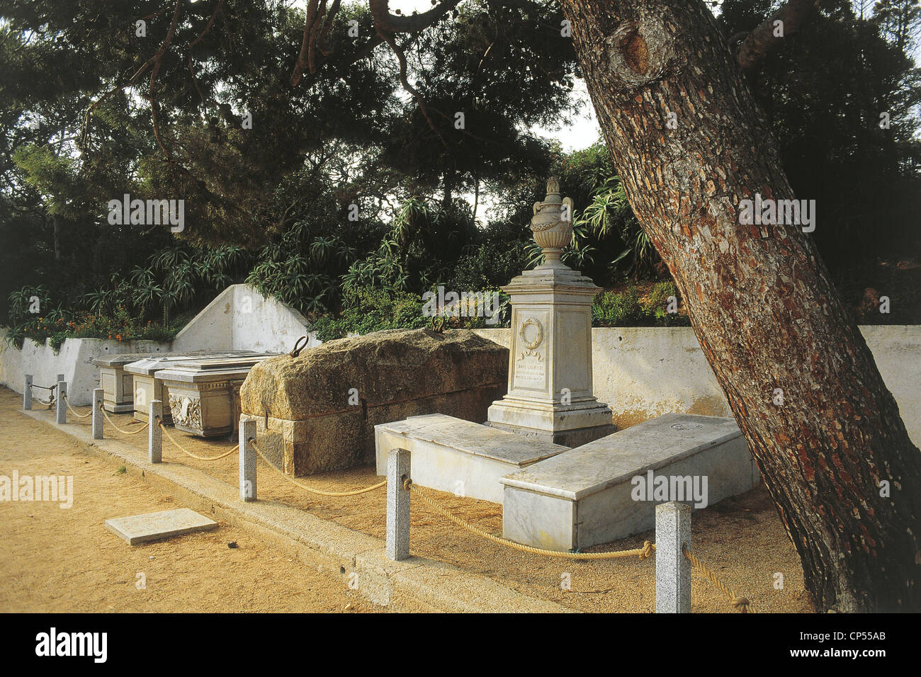 Sardinia Island Caprera Tomb Of Garibaldi Stock Photo - Alamy