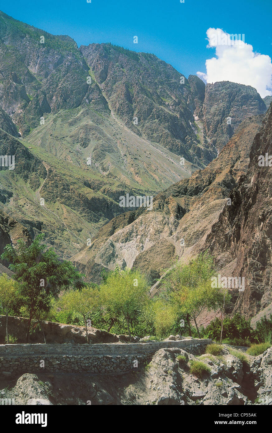 Pakistan - Valley Kargah - Around Gilgit Stock Photo - Alamy