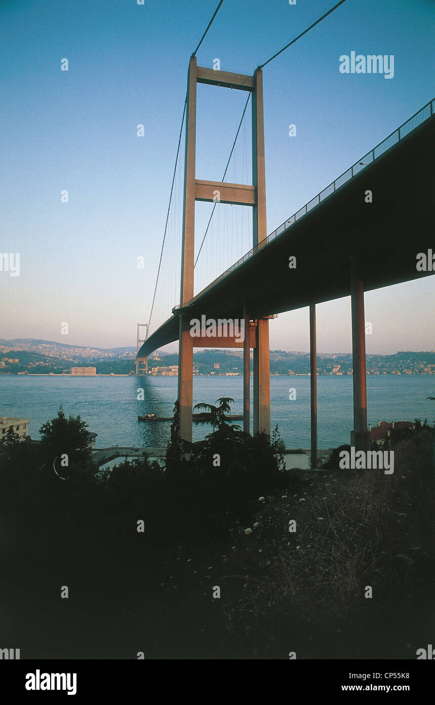 Turkey Istanbul Eurasia Bosphorus The New Bridge Views From The ...