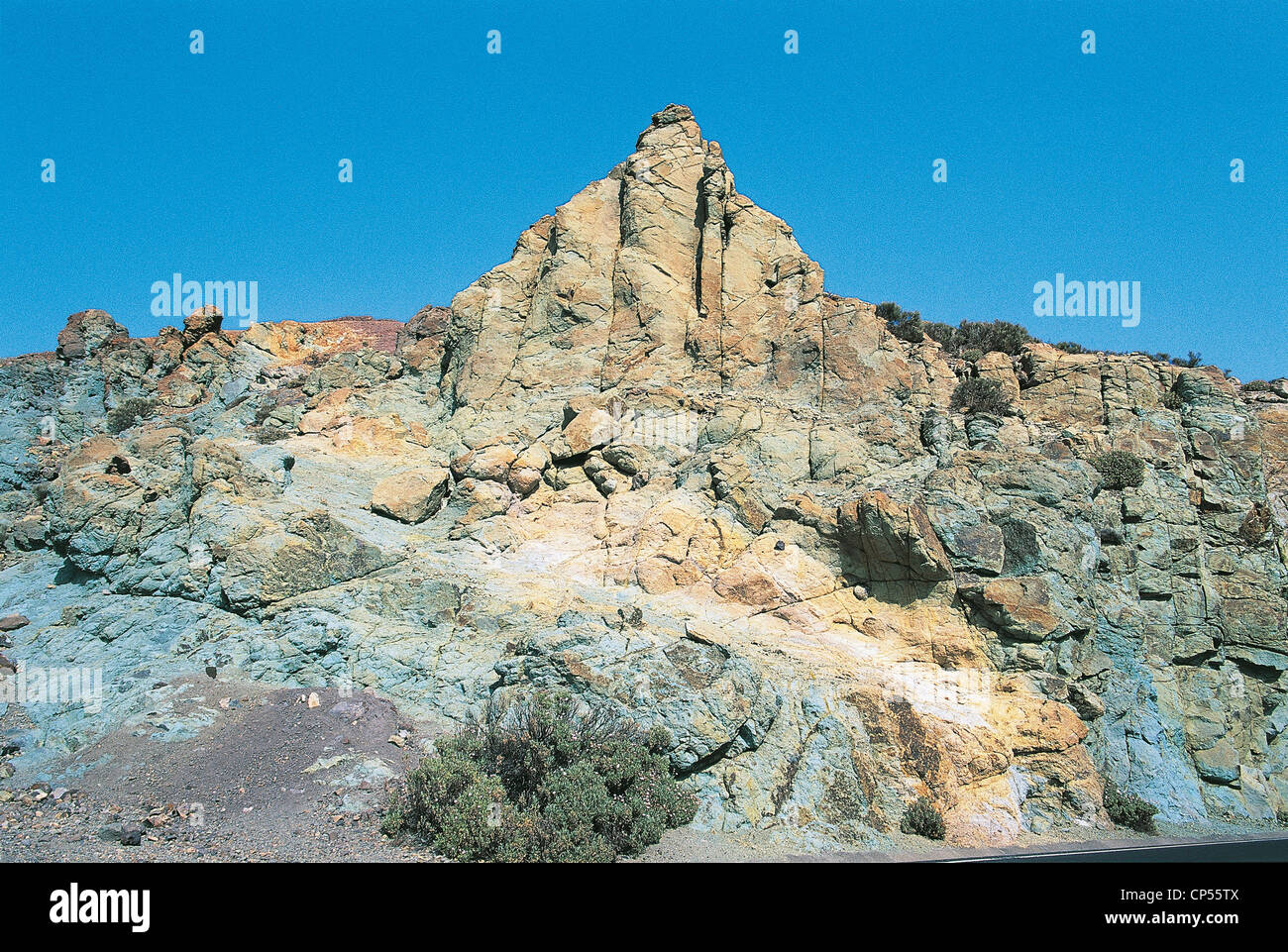 SPAIN TENERIFE CANARY ISLANDS NATIONAL PARK DE LOS Canadas del Teide ...