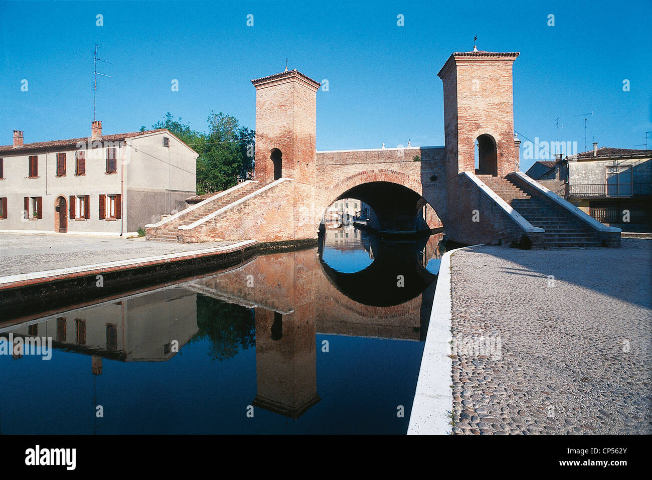 Emilia Romagna Comacchio Treponti Stock Photo - Alamy