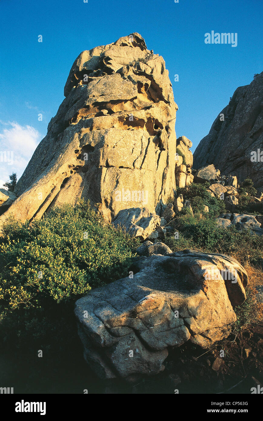 Sardinia Valley Of The Moon Stock Photo - Alamy
