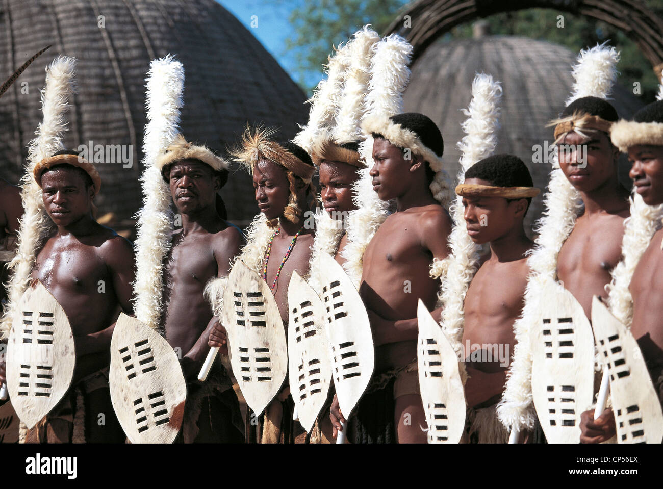 South Africa - KwaZulu-Natal - Traditional Dance "Ngoma" in a Zulu ...