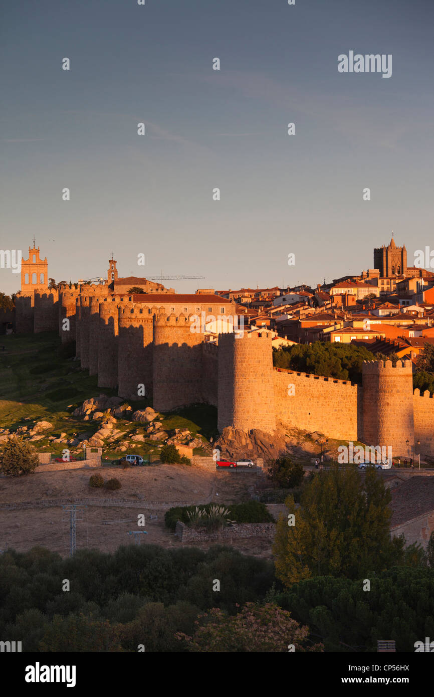 Spain, Castilla y Leon Region, Avila Province, Avila, Las Murallas ...