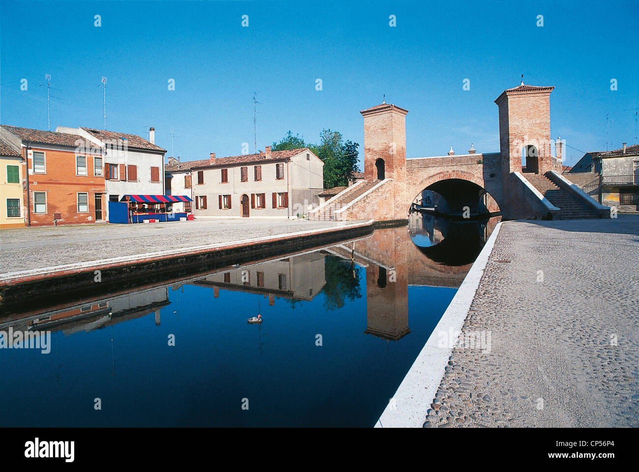 Emilia Romagna Comacchio Treponti Stock Photo - Alamy