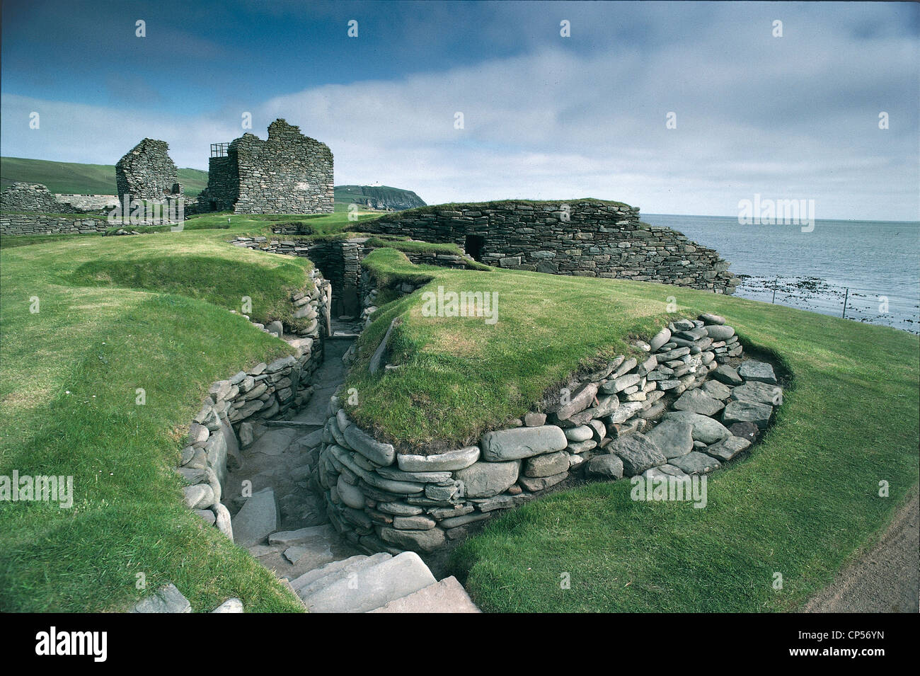 United Kingdom - Scotland - Shetland Islands - Jarlshof. Prehistoric ...