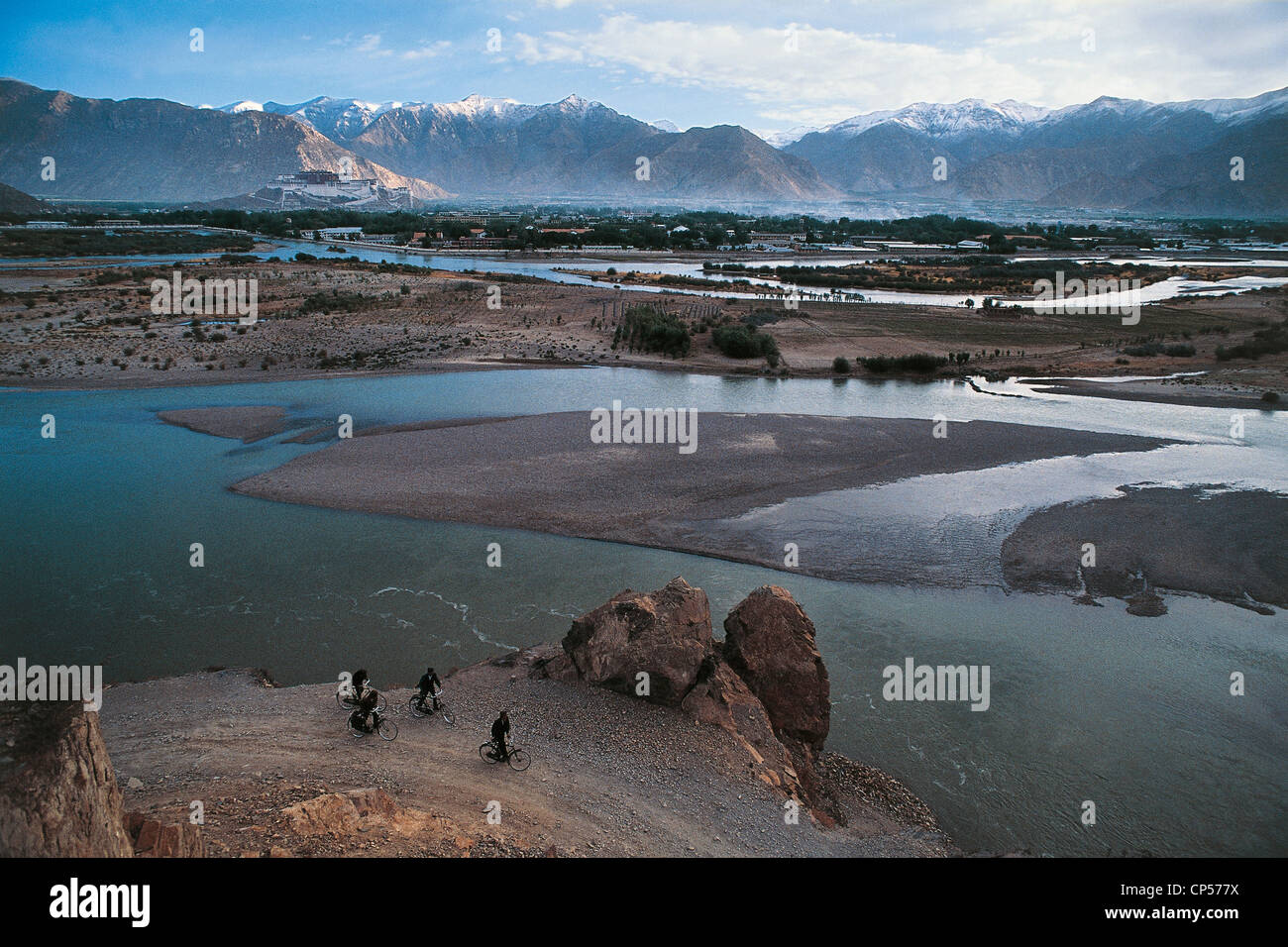 China - Tibet - View of the Lhasa River Kyichu, 3500 m Stock Photo - Alamy