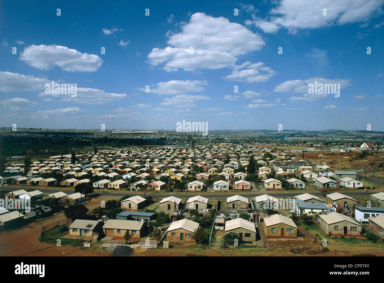 South Africa - Johannesburg, Soweto homes Stock Photo - Alamy