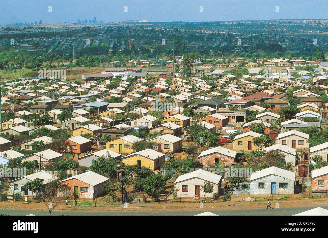 South Africa - Johannesburg, Soweto homes Stock Photo - Alamy