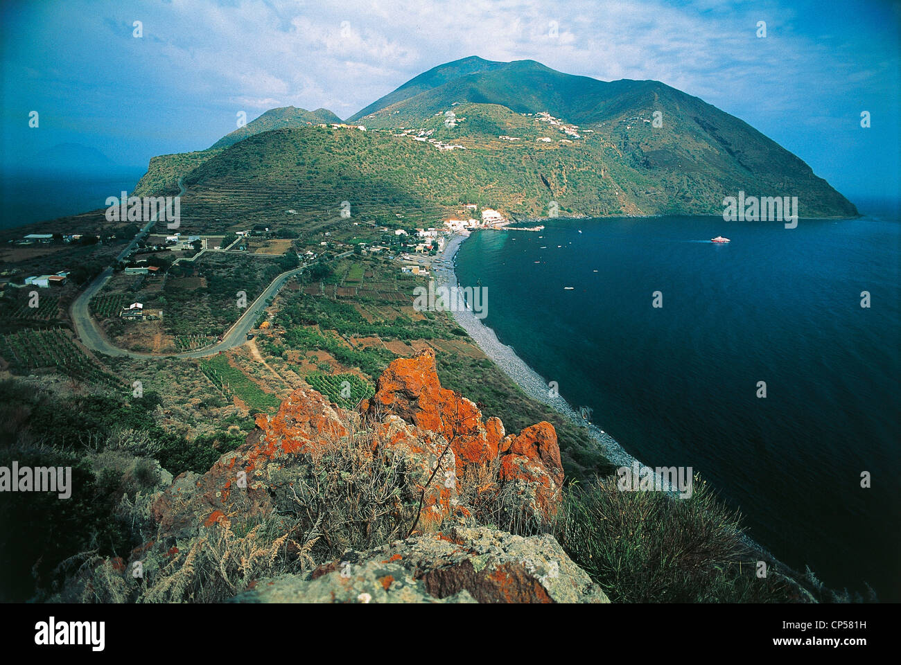 Sicily - Aeolian Islands - FILICUDI ISLAND, VIEW Stock Photo - Alamy