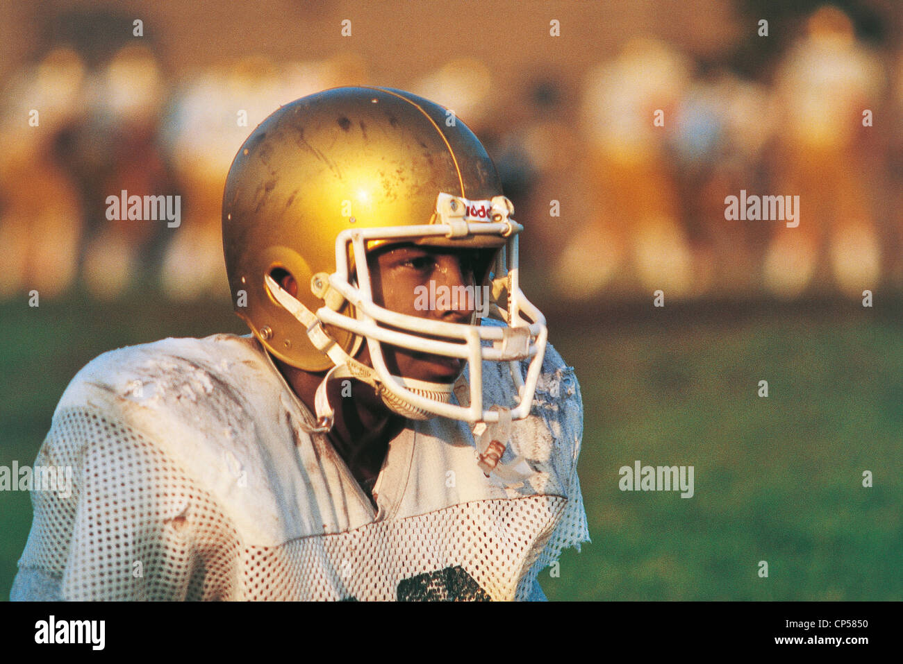 USA - Michigan - Detroit - American football player at Wayne University ...