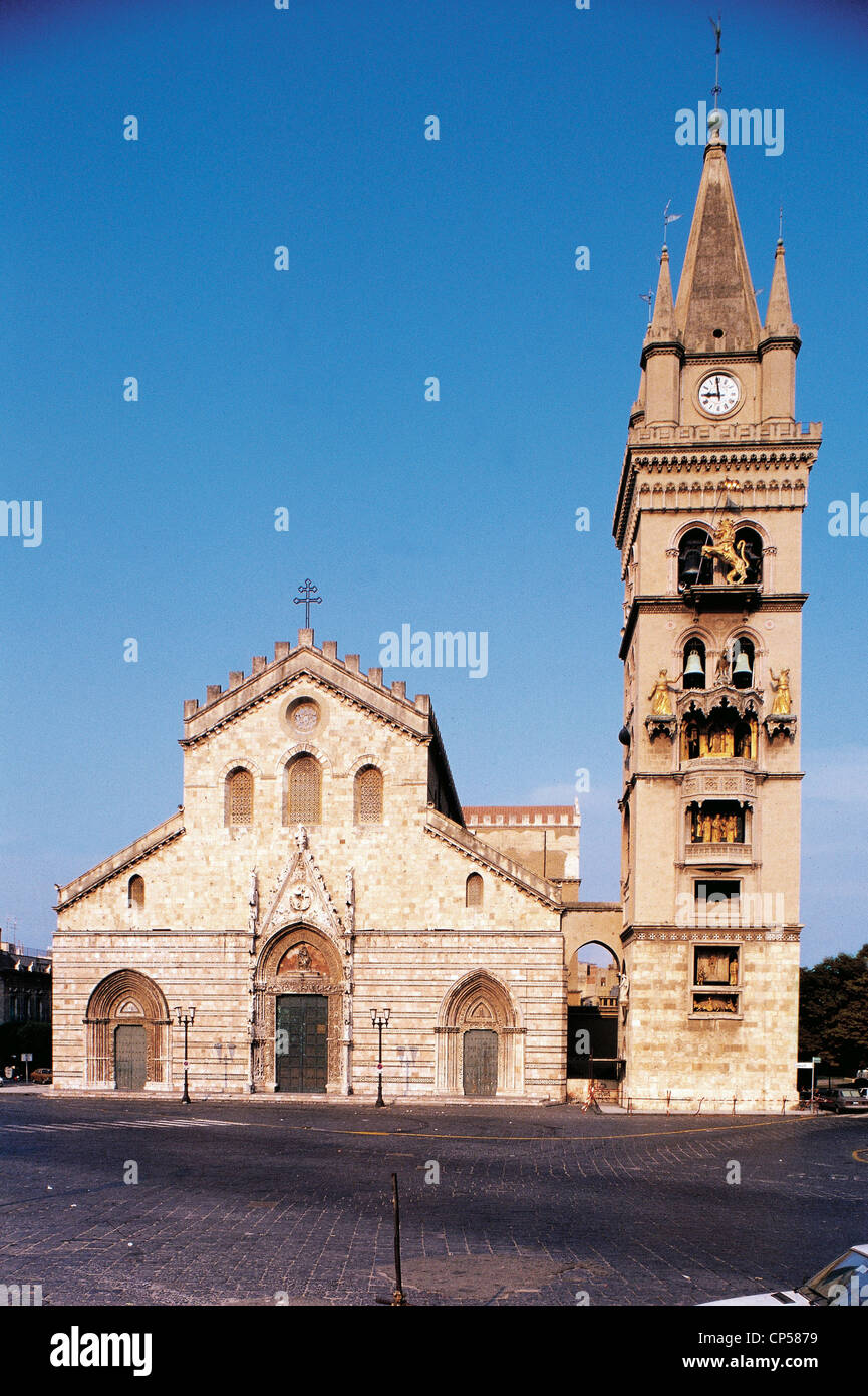Messina Sicily The Cathedral Stock Photo - Alamy