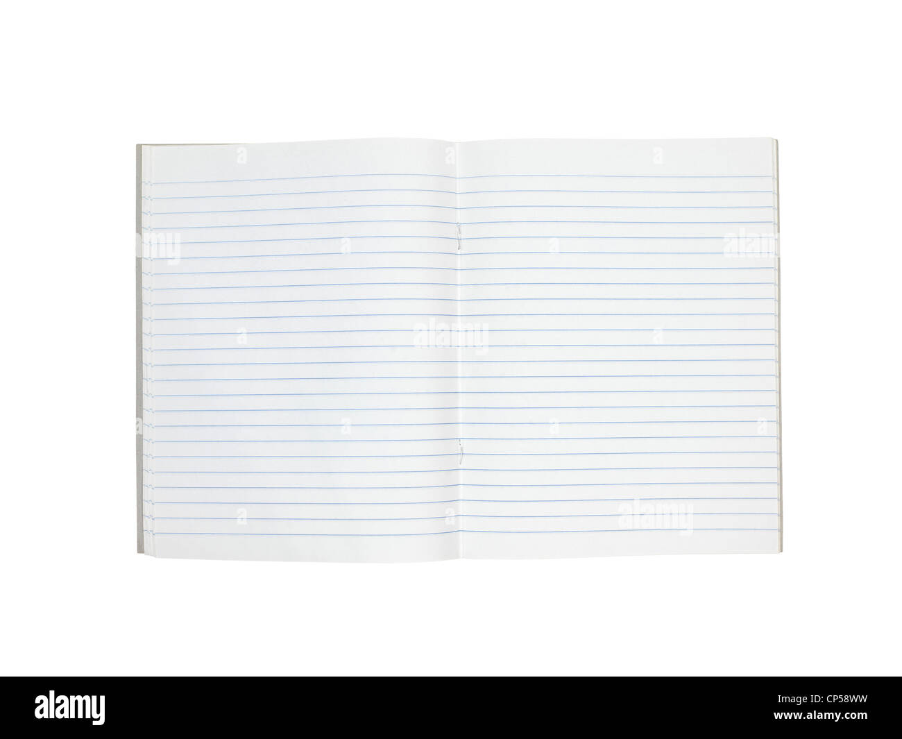 A notepad isolated against a white background Stock Photo - Alamy