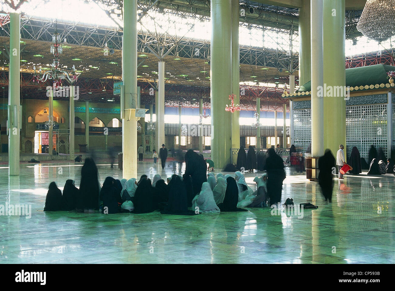 Iran - Tehran - Ray. Mausoleum of Imam Khomeini (former Shah Mosque ...