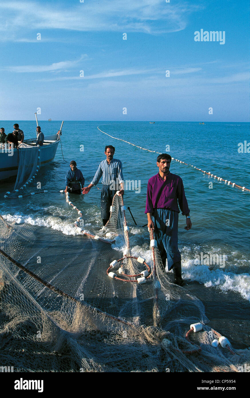 Iran - Caspian Sea - Ramsar. Fishing Stock Photo - Alamy