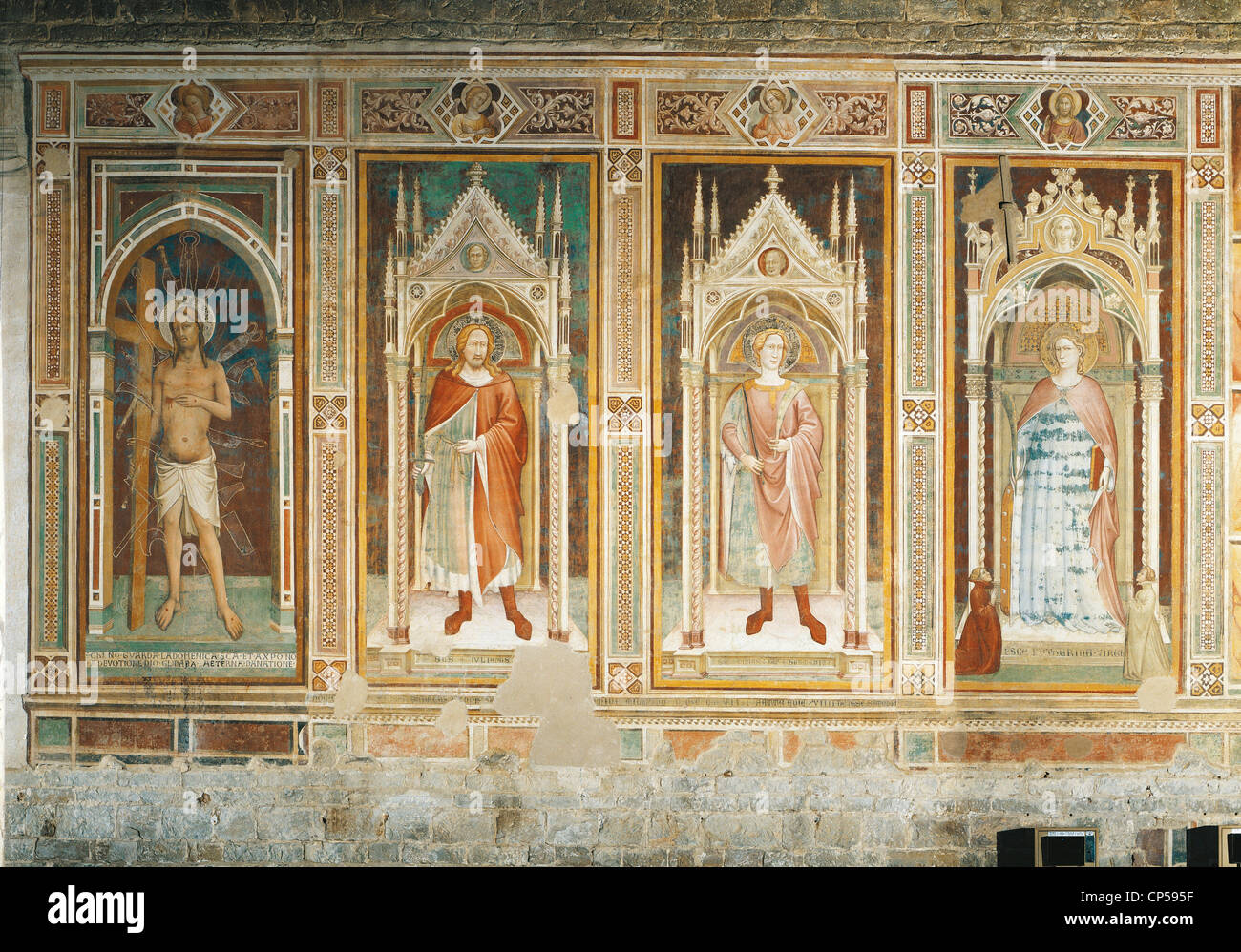 Tuscany Florence, Chiesa di San Miniato al Monte. Spinello Aretino Luca ...