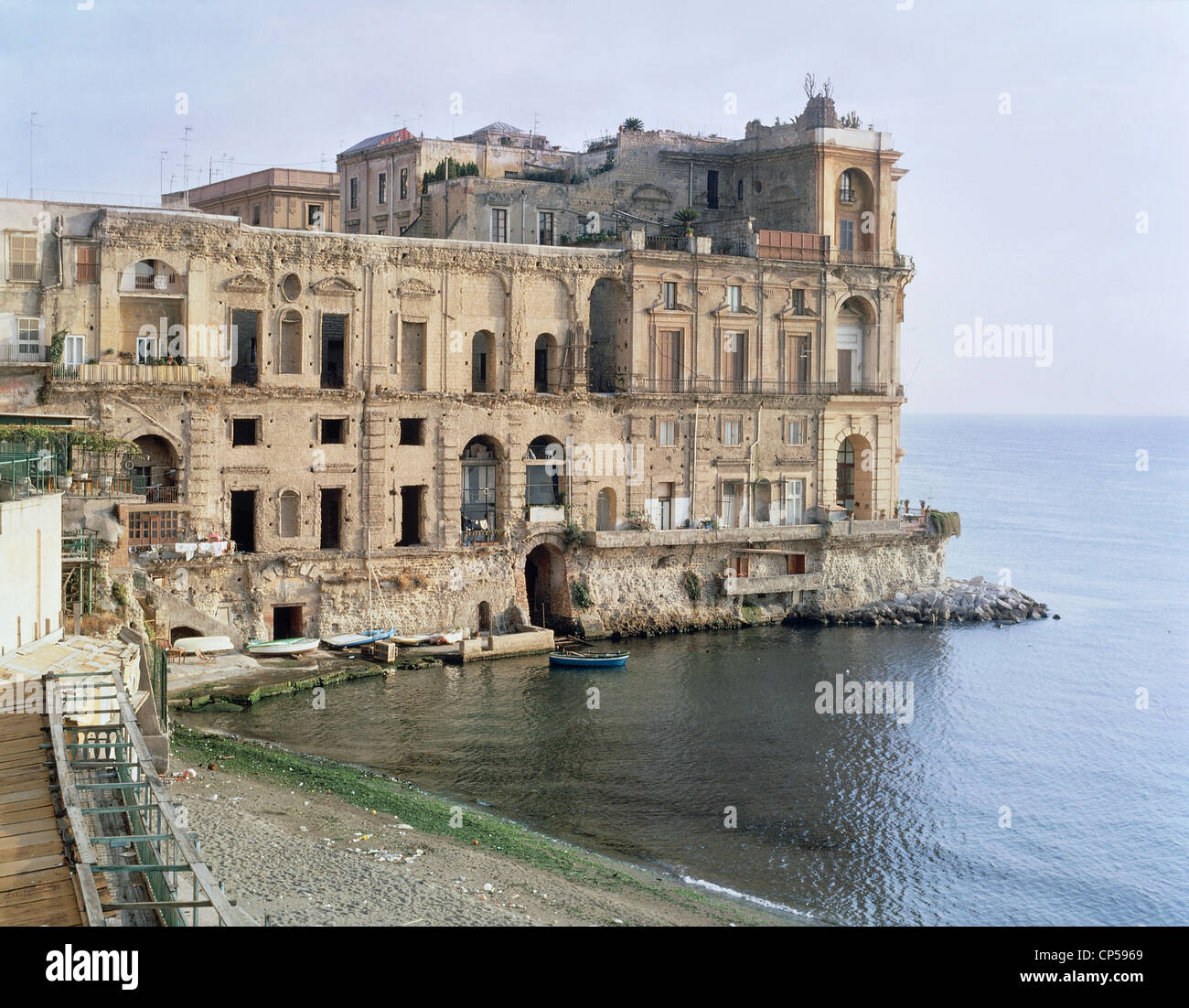 Campania - Napoli - Palazzo Donna Anna at the beginning of Via ...