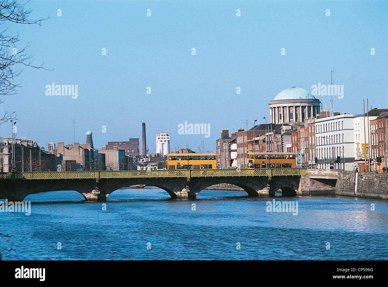 IRELAND Dublin Liffey River Stock Photo - Alamy