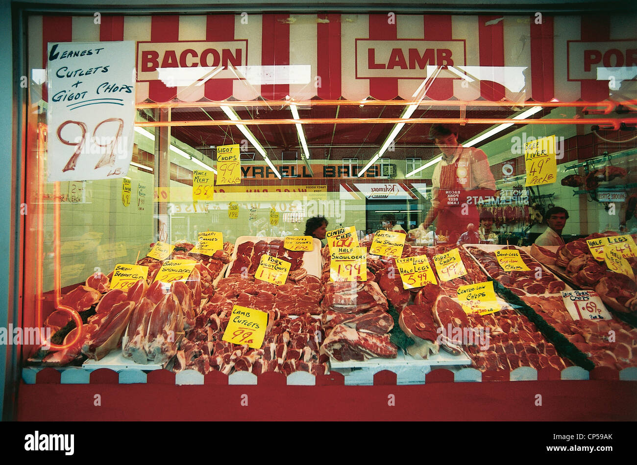 Dublin Ireland Showcase Butcher Stock Photo - Alamy