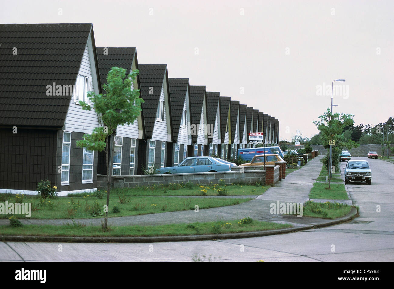 Ireland - Dublin. Homes in suburbs Stock Photo - Alamy