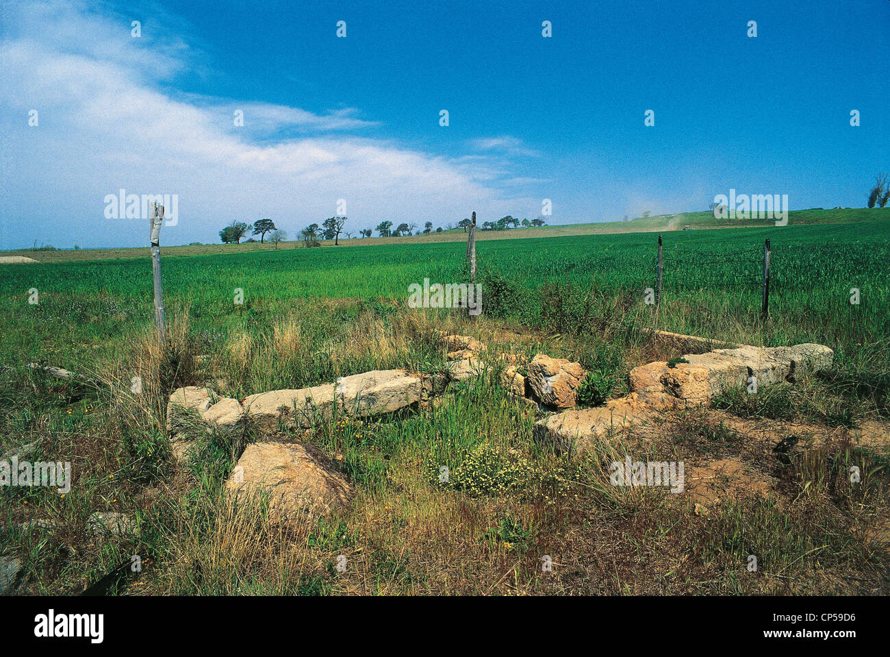 LAZIO Lavinium heroon of Aeneas Stock Photo - Alamy