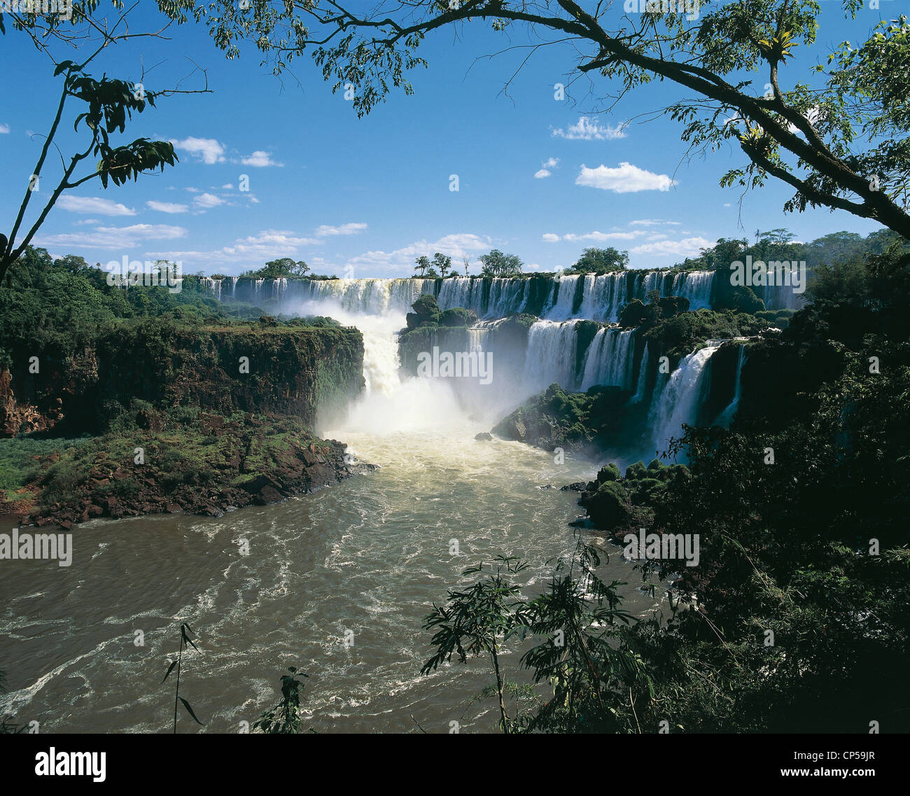 BRAZIL waterfalls of Foz Do Iguacu Stock Photo - Alamy