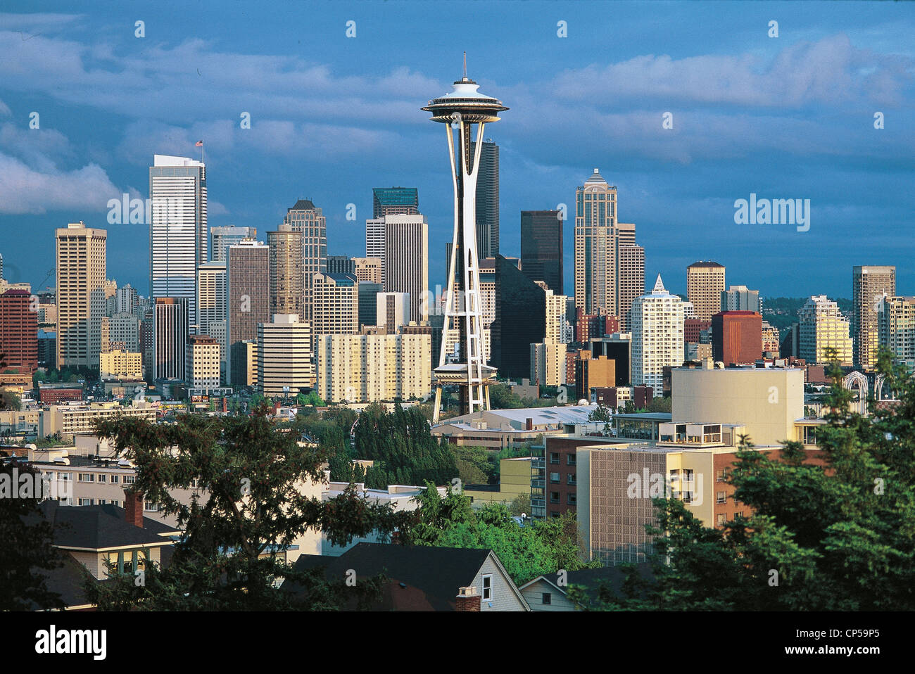 United States District Of Washington Seattle View Queen Anne Stock ...