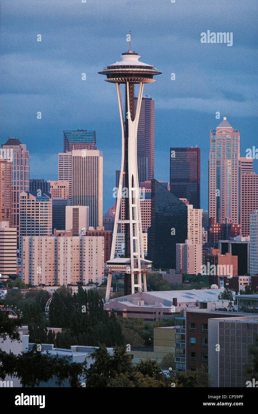 UNITED STATES OF AMERICA - WASHINGTON SEATTLE The Space Needle Stock ...