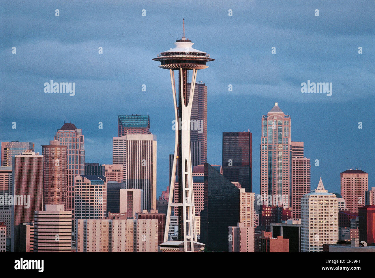 United States Of America - Washington, Seattle. The Space Needle Stock ...