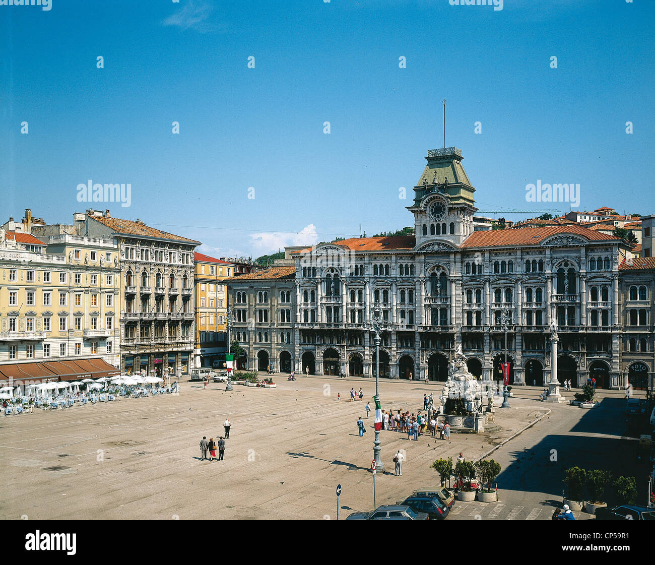 Trieste Piazza Unita 'Of Italy Stock Photo - Alamy