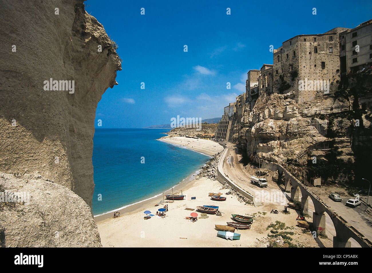 Calabria Tropea THE BEACH Stock Photo - Alamy