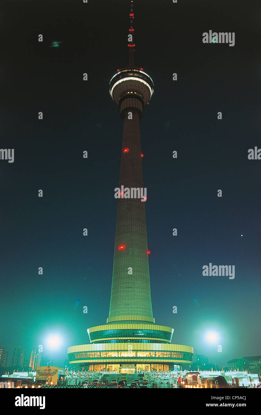China - Beijing, China Central Radio & TV Tower. Night Stock Photo - Alamy