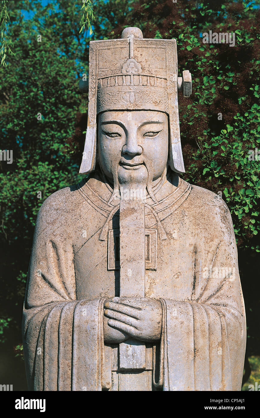 China Beijing Ming Tombs Sacred Statue Street Stock Photo - Alamy