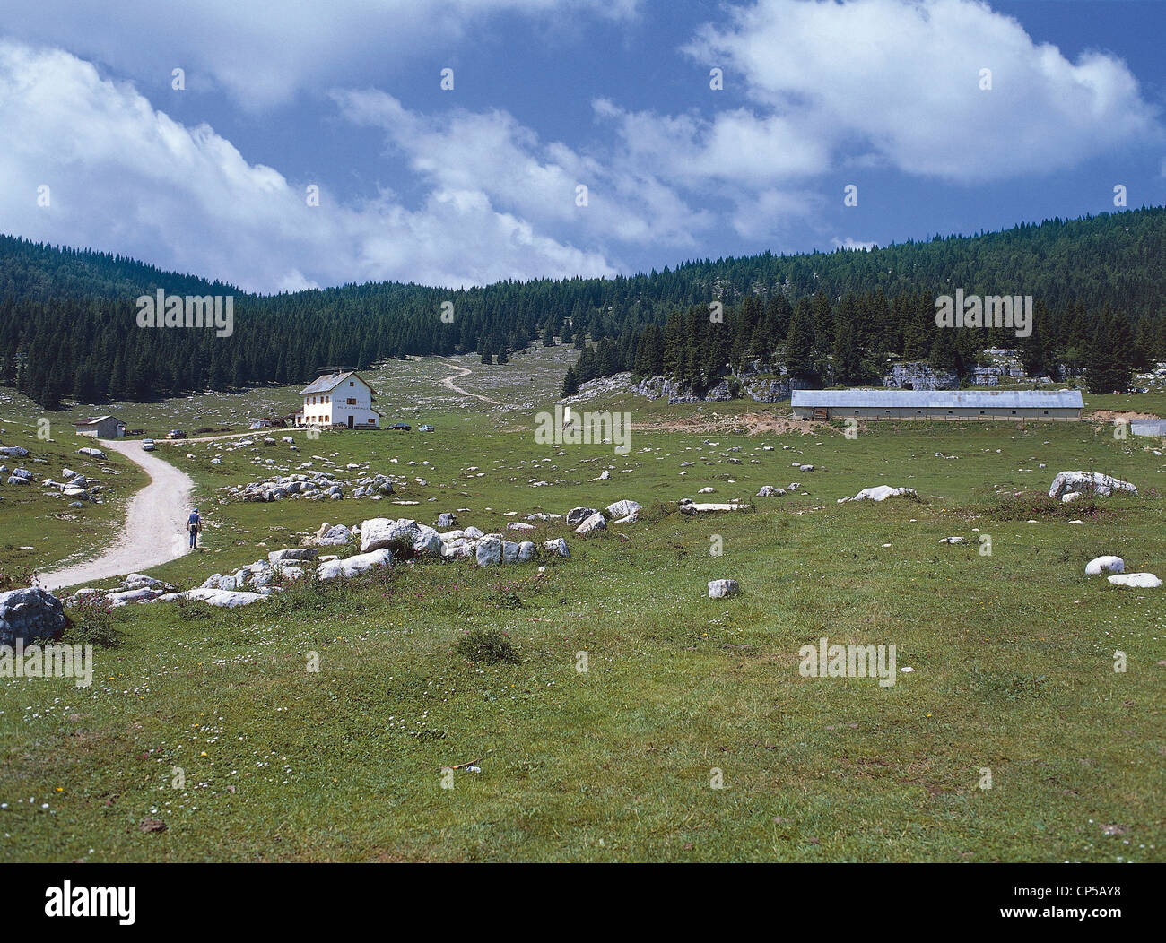 Veneto - Plateau of Asiago (Vi) - Ortigara hut on the mountain (2105 m ...