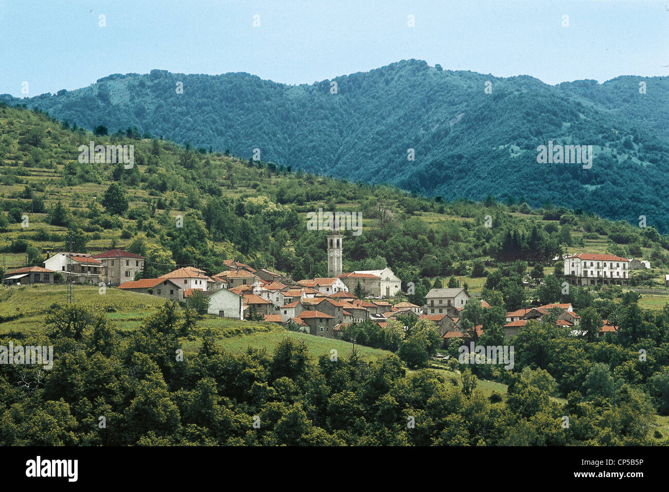 Piedmont - Carrega Ligure (Al Stock Photo - Alamy